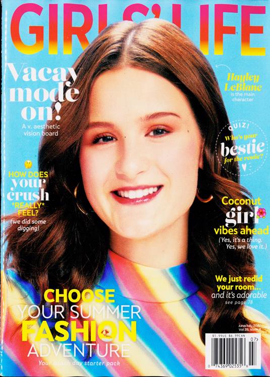 Girls Life Magazine Subscription | Buy at Newsstand.co.uk | Teen Fashion
