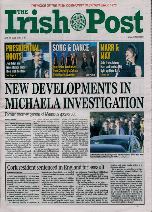 Irish Post Magazine Subscription | Buy at Newsstand.co.uk | Other Overseas