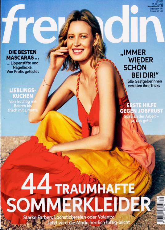 Freundin Magazine Subscription | Buy at Newsstand.co.uk | German