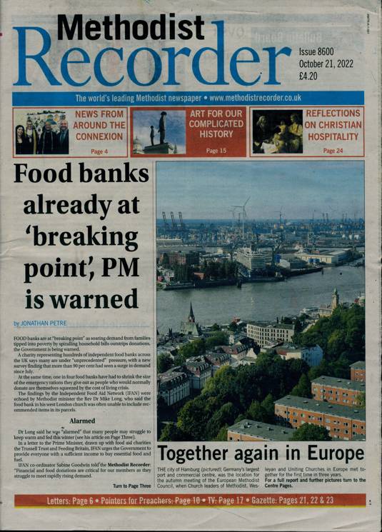 Methodist Recorder Magazine Subscription | Buy at Newsstand.co.uk ...