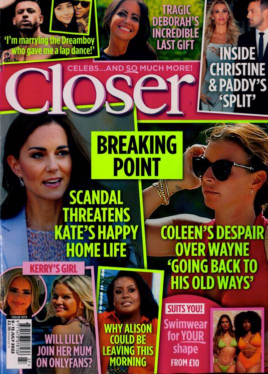Closer Magazine Subscription | Buy at Newsstand.co.uk | Women's Weekly