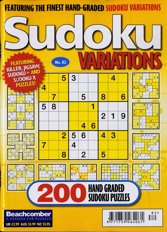 Sudoku Variations Magazine Subscription | Buy at Newsstand.co.uk | Sudoku