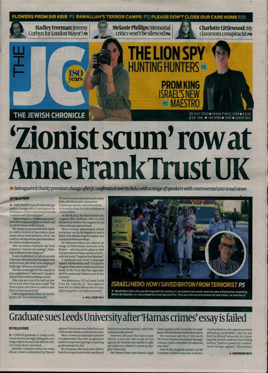 Jewish Chronicle Magazine Subscription | Buy at Newsstand.co.uk | Religion
