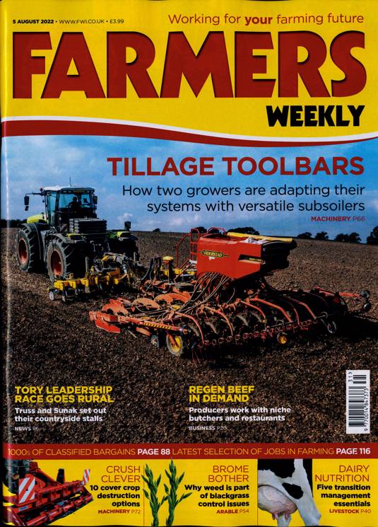 Farmers Weekly Magazine Subscription | Buy at Newsstand.co.uk | Agriculture
