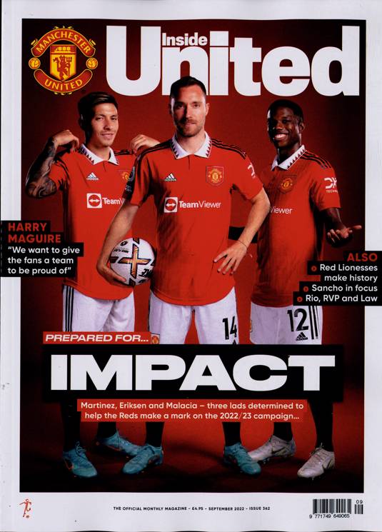 Inside United Magazine Subscription | Buy at Newsstand.co.uk | Football