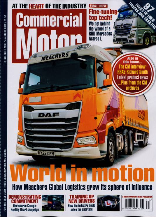 Commercial Motor Magazine Subscription | Buy at Newsstand.co.uk | Trucking