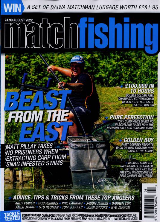 Match Fishing Magazine Subscription | Buy at Newsstand.co.uk | Coarse ...