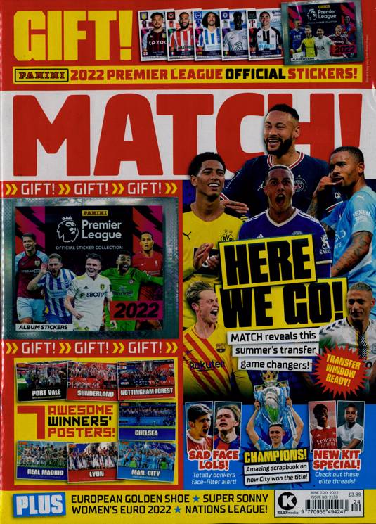 Match Magazine Subscription | Buy at Newsstand.co.uk | Children's Football