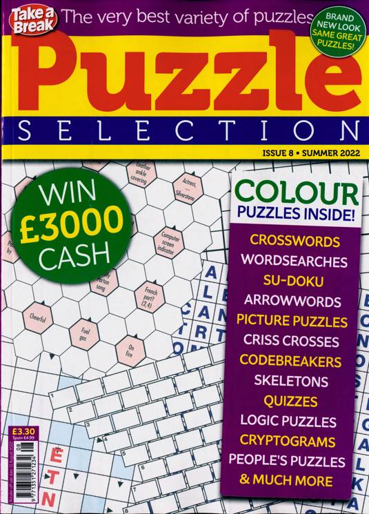 Take A Break Puzzle Selection Magazine Subscription | Buy at Newsstand ...