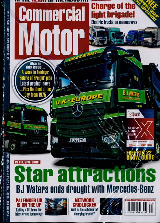 Commercial Motor Magazine Subscription | Buy at Newsstand.co.uk | Trucking
