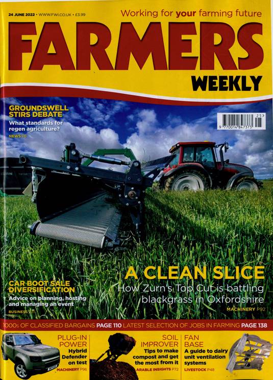 Farmers Weekly Magazine Subscription | Buy at Newsstand.co.uk | Agriculture