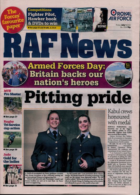 Raf News Magazine Subscription | Buy at Newsstand.co.uk | Military