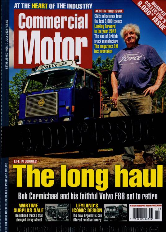 Commercial Motor Magazine Subscription | Buy at Newsstand.co.uk | Trucking