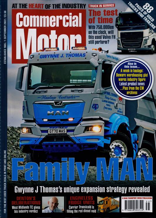 Commercial Motor Magazine Subscription | Buy at Newsstand.co.uk | Trucking