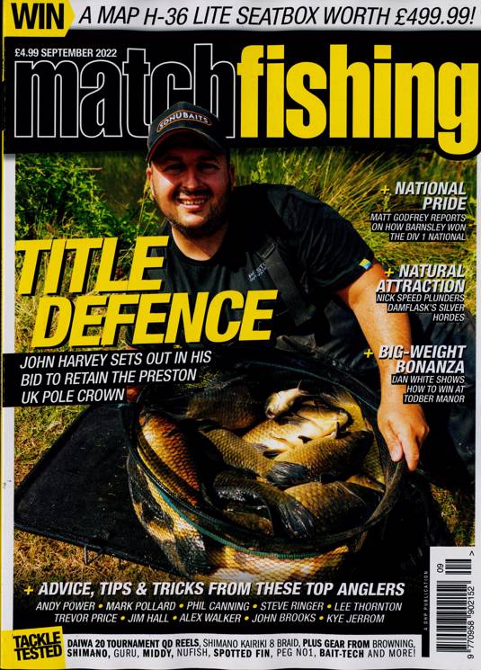 Match Fishing Magazine Subscription | Buy at Newsstand.co.uk | Coarse ...