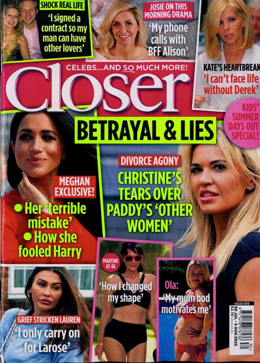 Closer Magazine Subscription | Buy at Newsstand.co.uk | Women's Weekly