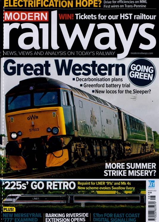 Modern Railways Magazine Subscription | Buy at Newsstand.co.uk | Railways
