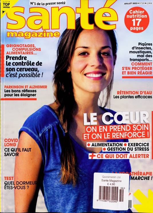 Sante Magazine Subscription | Buy at Newsstand.co.uk | French