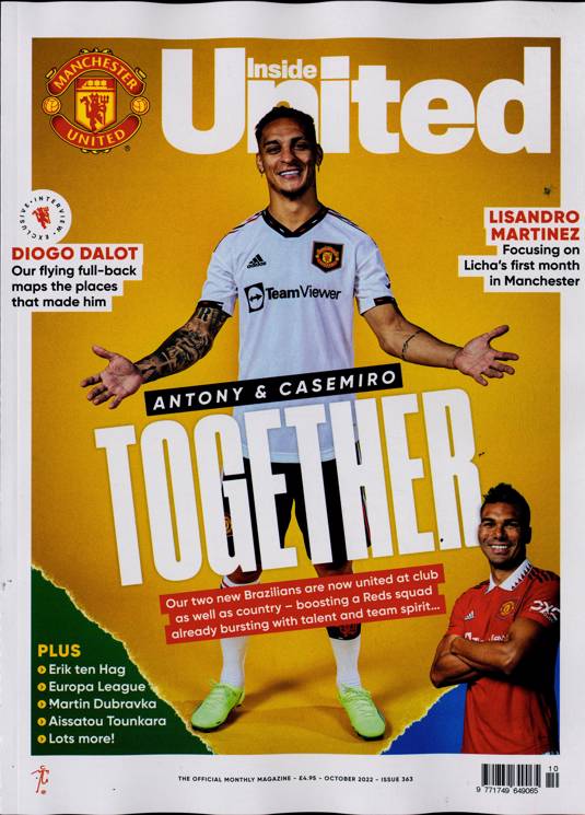 Inside United Magazine Subscription | Buy at Newsstand.co.uk | Football