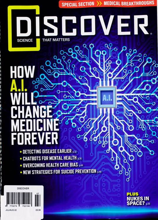 Discover Magazine Subscription | Buy at Newsstand.co.uk | Science