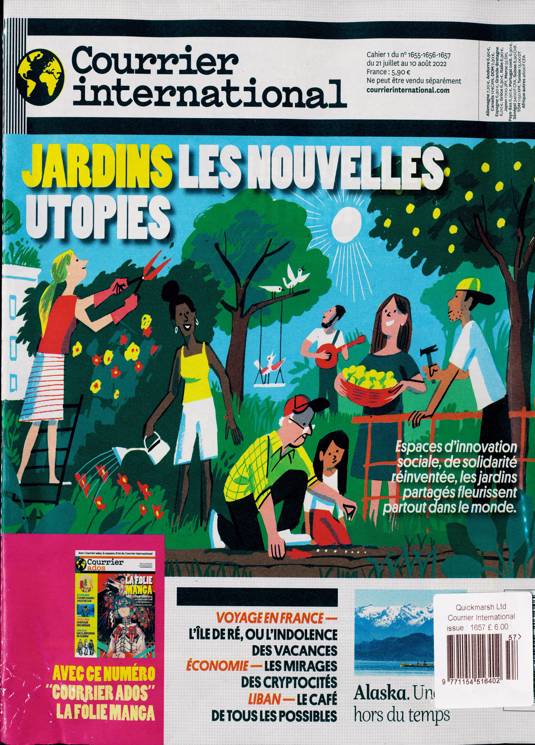Courrier International Magazine Subscription | Buy at Newsstand.co.uk ...