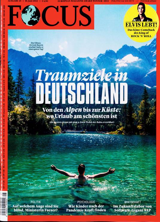 Focus (German) Magazine Subscription | Buy at Newsstand.co.uk | German