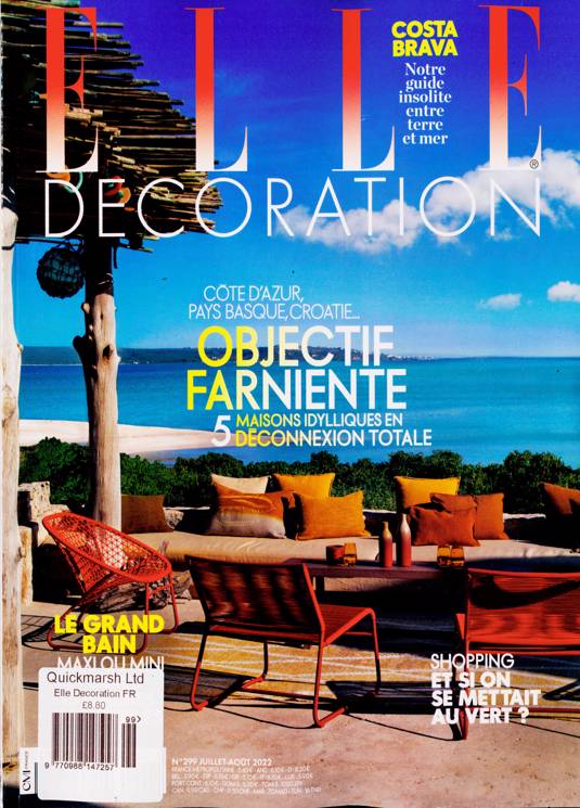 Elle Decor French Magazine Subscription | Buy at Newsstand.co.uk | French