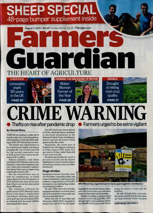 Farmers Guardian Magazine Subscription | Buy at Newsstand.co.uk ...