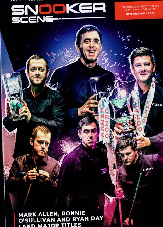 Snooker Scene Magazine Subscription | Buy at Newsstand.co.uk | Indoor ...