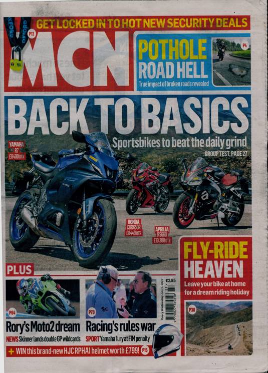 Motorcycle News Magazine Subscription | Buy at Newsstand.co.uk ...