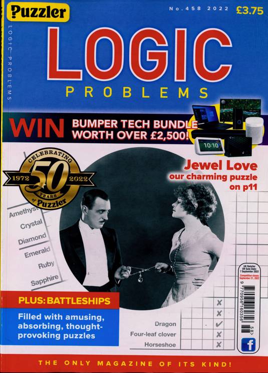 Puzzler Logic Problems Magazine Subscription | Buy at Newsstand.co.uk ...