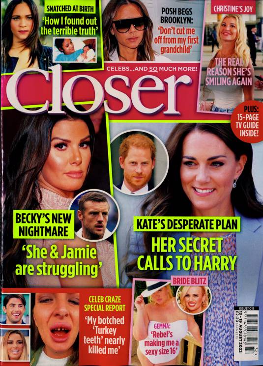 Closer Magazine Subscription | Buy at Newsstand.co.uk | Women's Weekly