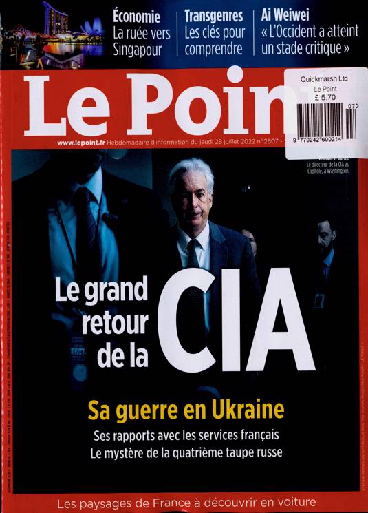 Le Point Magazine Subscription | Buy at Newsstand.co.uk | French