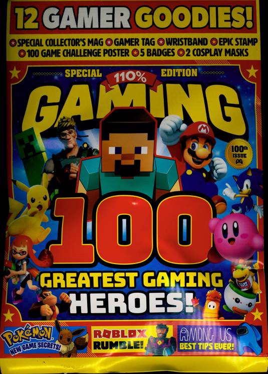 110% Gaming Magazine Subscription | Buy at Newsstand.co.uk | Primary Boys