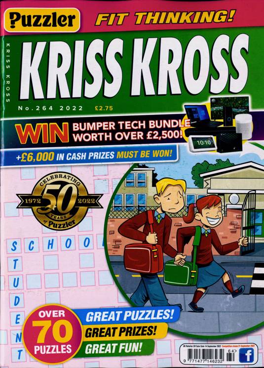 Puzzler Kriss Kross Magazine Subscription | Buy at Newsstand.co.uk ...