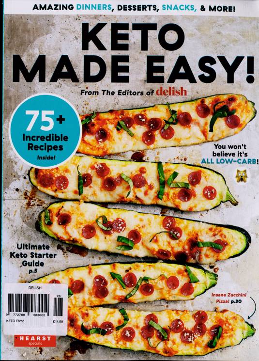 Delish Magazine Subscription | Buy at Newsstand.co.uk | Cooking & Food