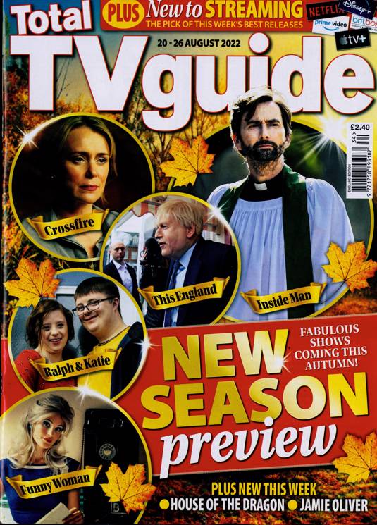 Total Tv Guide England Magazine Subscription | Buy at Newsstand.co.uk ...
