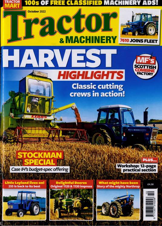 Tractor And Machinery Magazine Subscription | Buy at Newsstand.co.uk ...