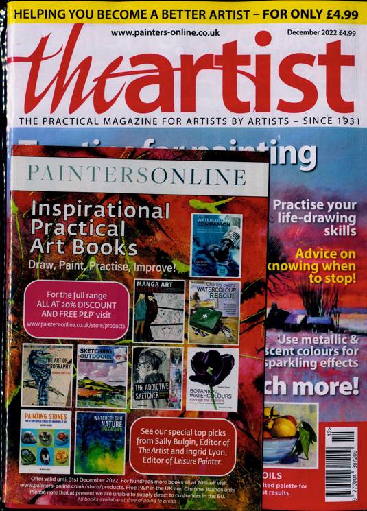 Artist Magazine Subscription | Buy at Newsstand.co.uk | Visual Arts