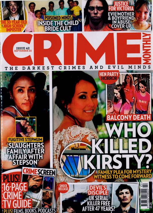 Crime Monthly Magazine Subscription | Buy at Newsstand.co.uk | Crime