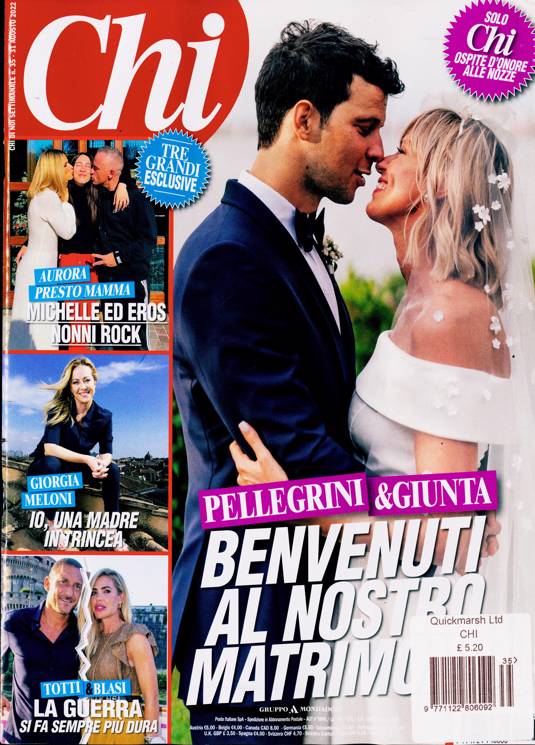 Chi Magazine Subscription | Buy at Newsstand.co.uk | Italian