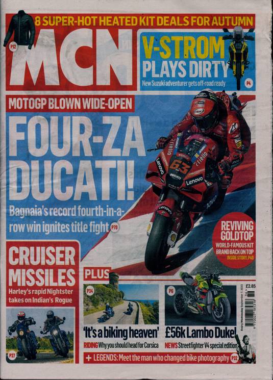 Motorcycle News Magazine Subscription | Buy at Newsstand.co.uk ...