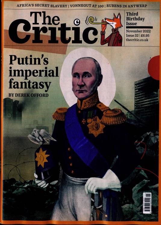 The Critic Magazine Subscription | Buy at Newsstand.co.uk | Political