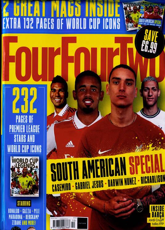 Fourfourtwo Magazine Subscription | Buy at Newsstand.co.uk | Football