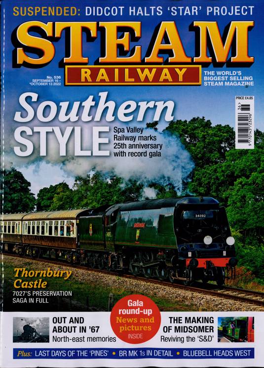 Steam Railway Magazine Subscription | Buy at Newsstand.co.uk | Railways