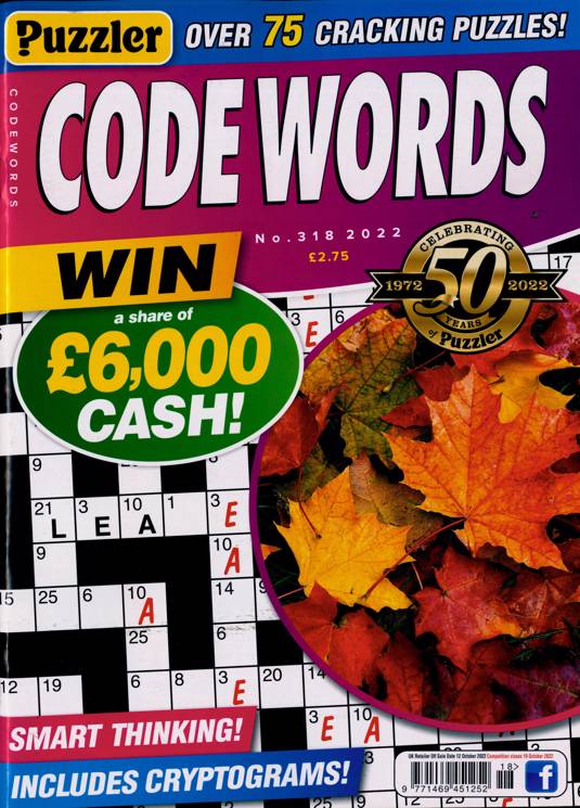 Puzzler Codewords Magazine Subscription | Buy at Newsstand.co.uk | Codeword