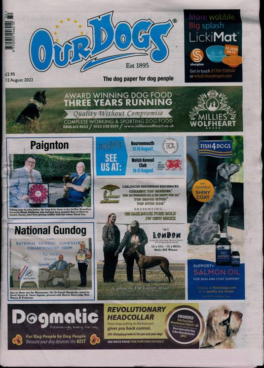 Our Dogs Magazine Subscription | Buy at Newsstand.co.uk | Dogs