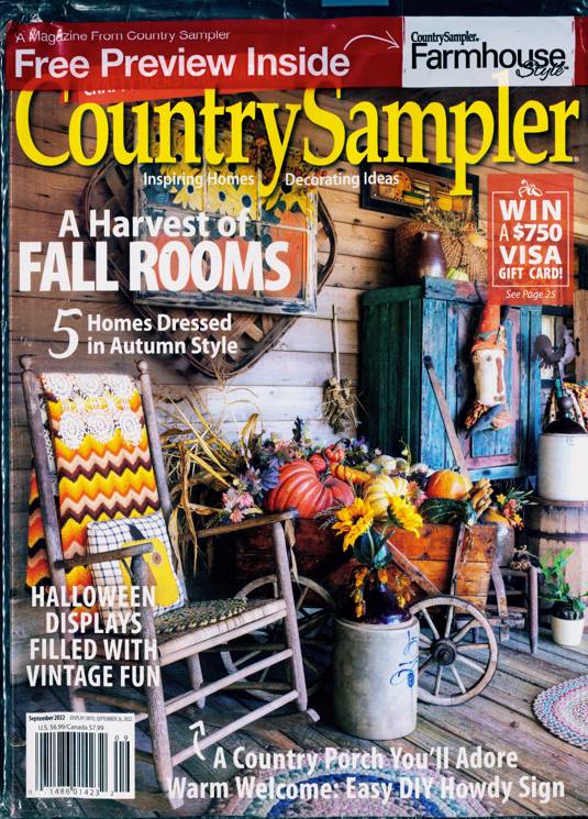 Country Sampler Magazine Subscription | Buy at Newsstand.co.uk | Home ...