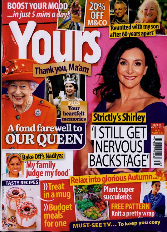 Yours Magazine Subscription | Buy at Newsstand.co.uk | Older Women's
