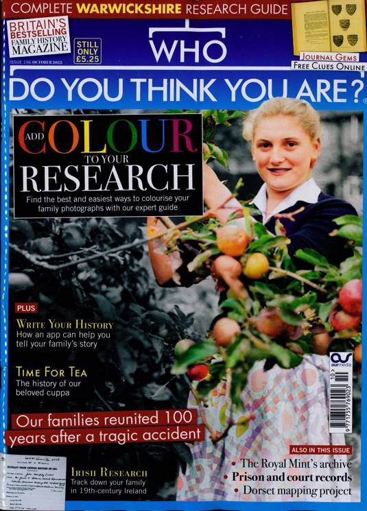 Who Do You Think You Are Magazine Subscription | Buy at Newsstand.co.uk ...